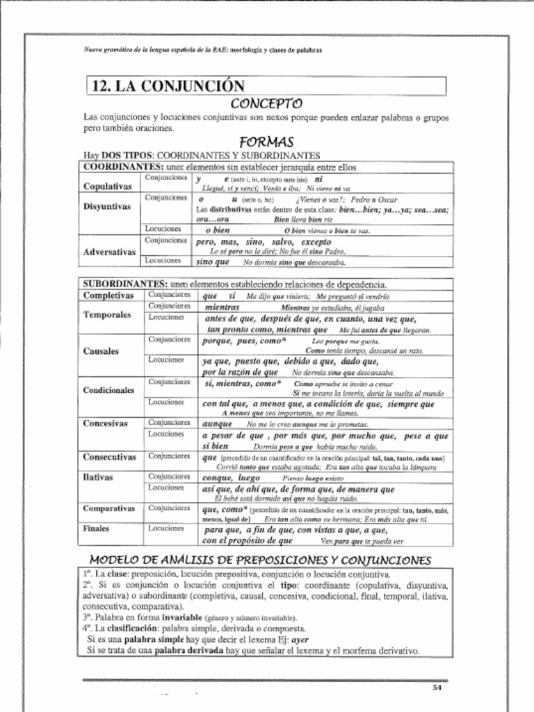 Conjunción Interjección | PDF