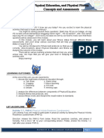 Pathfit 1 Prelim Exam | PDF | Physical Fitness | Flexibility (Anatomy)