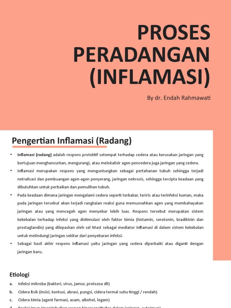 Proses Inflamasi 1 | PDF