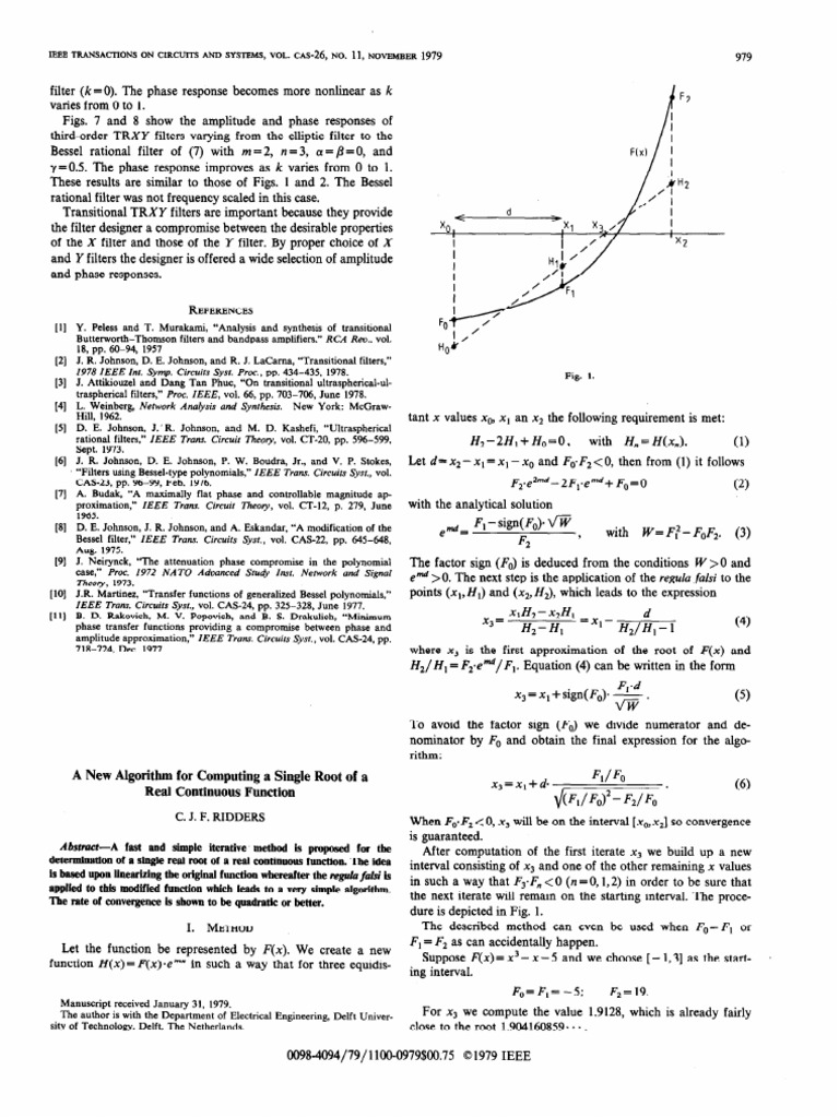 A New Algorithm For Computing A Single Root of A Real Continuous ... A New Algorithm For Computing A Single Root of A Real Continuous ...