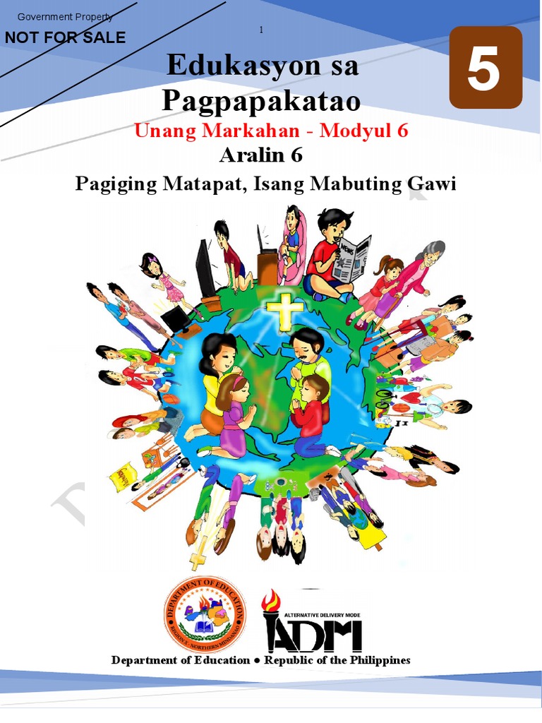 EsP5 Q1 Mod6 Pagiging Matapat Isang Mabuting Gawi v5 | PDF