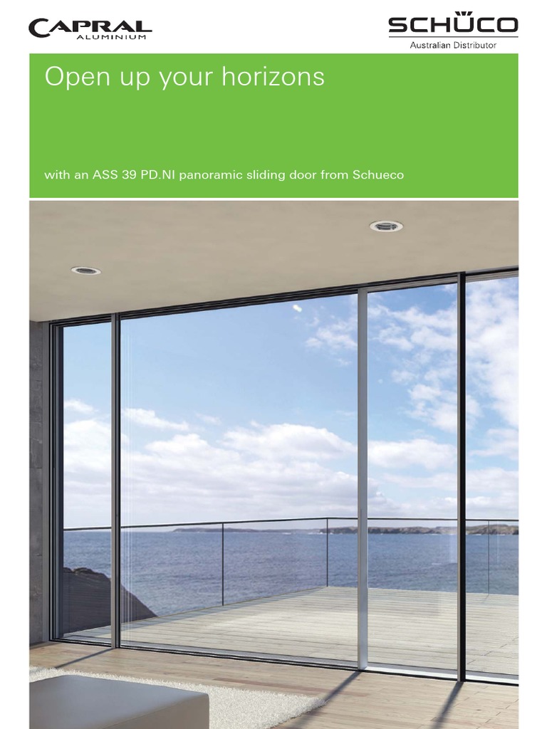 Schueco ASS 39 PD.NI Sliding Door Overview | PDF | Door | Window