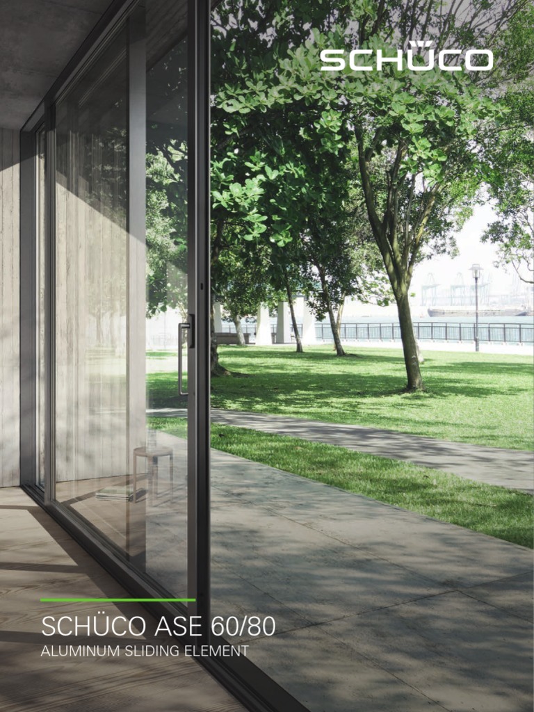 Schüco ASE 60/80 Sliding System Overview | PDF | Building Insulation ...