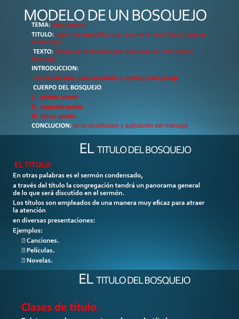 Modelo de Un Bosquejo | PDF | Pensamiento