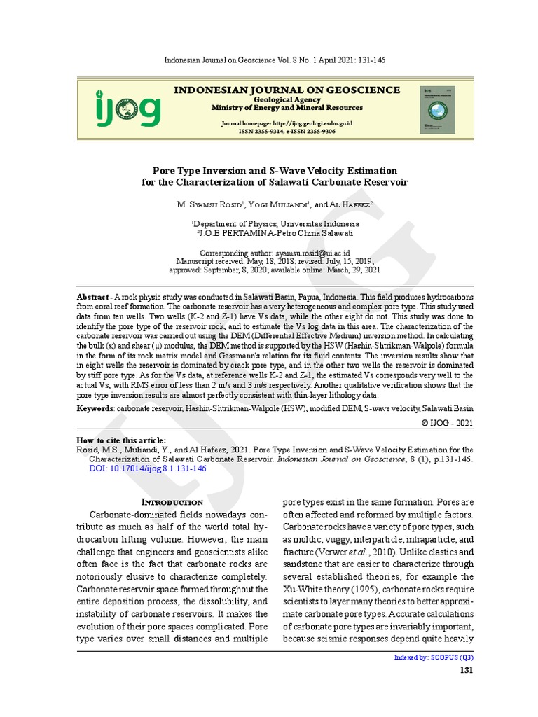 Pore Type Published Paper 507 3341 1 PB Compressed | PDF | Porosity | Petroleum Reservoir