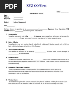 Fillable Probation Declaration Proforma | PDF