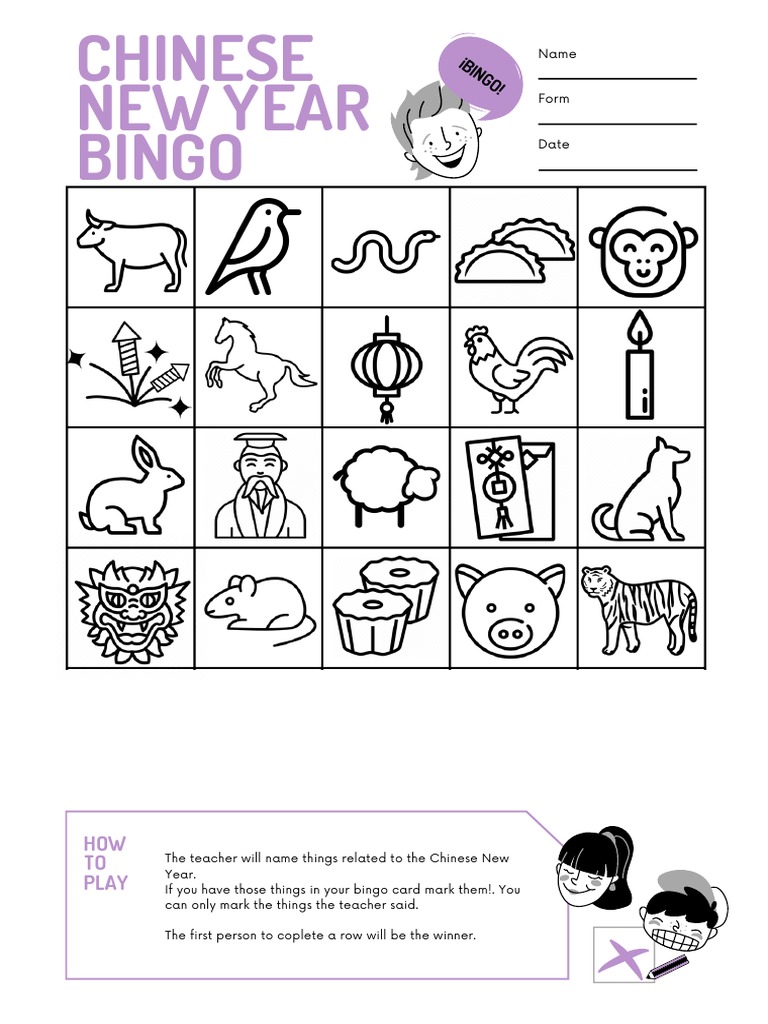 Bingo Chinese New Year | PDF | Gambling Games | Games Of Chance