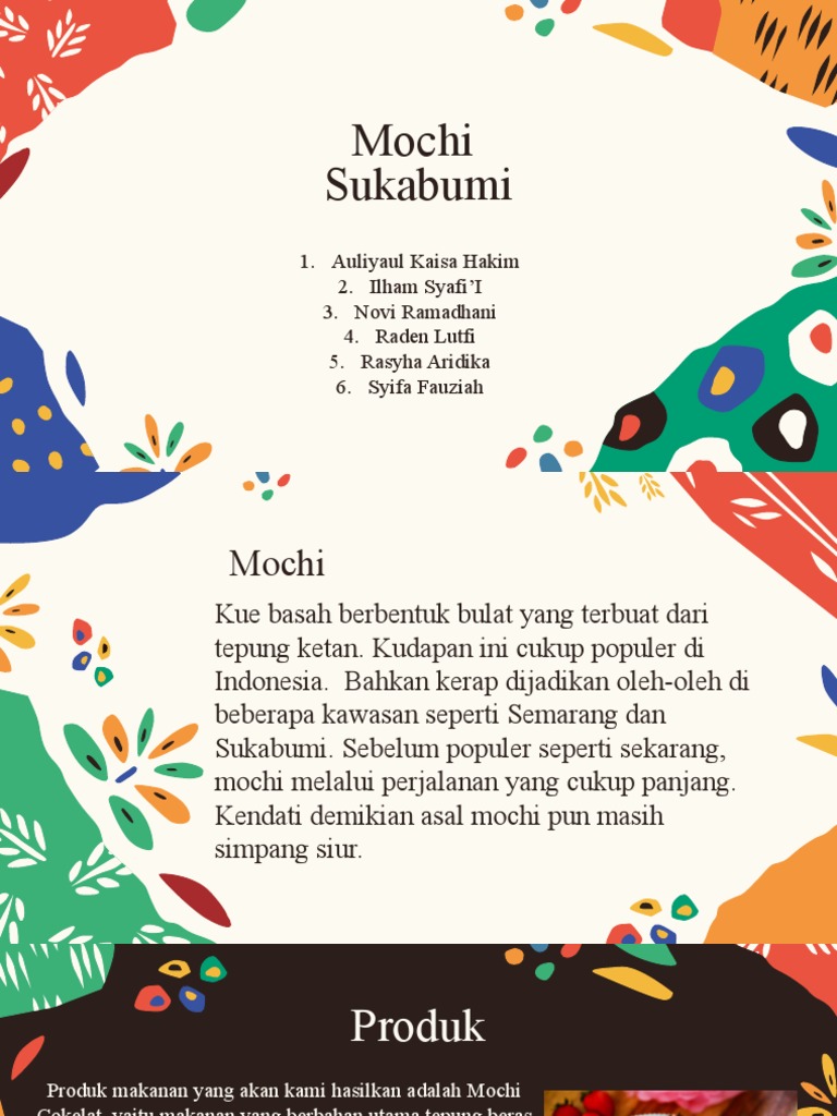 Mochi Kel1 | PDF | Memasak, Makanan, & Anggur