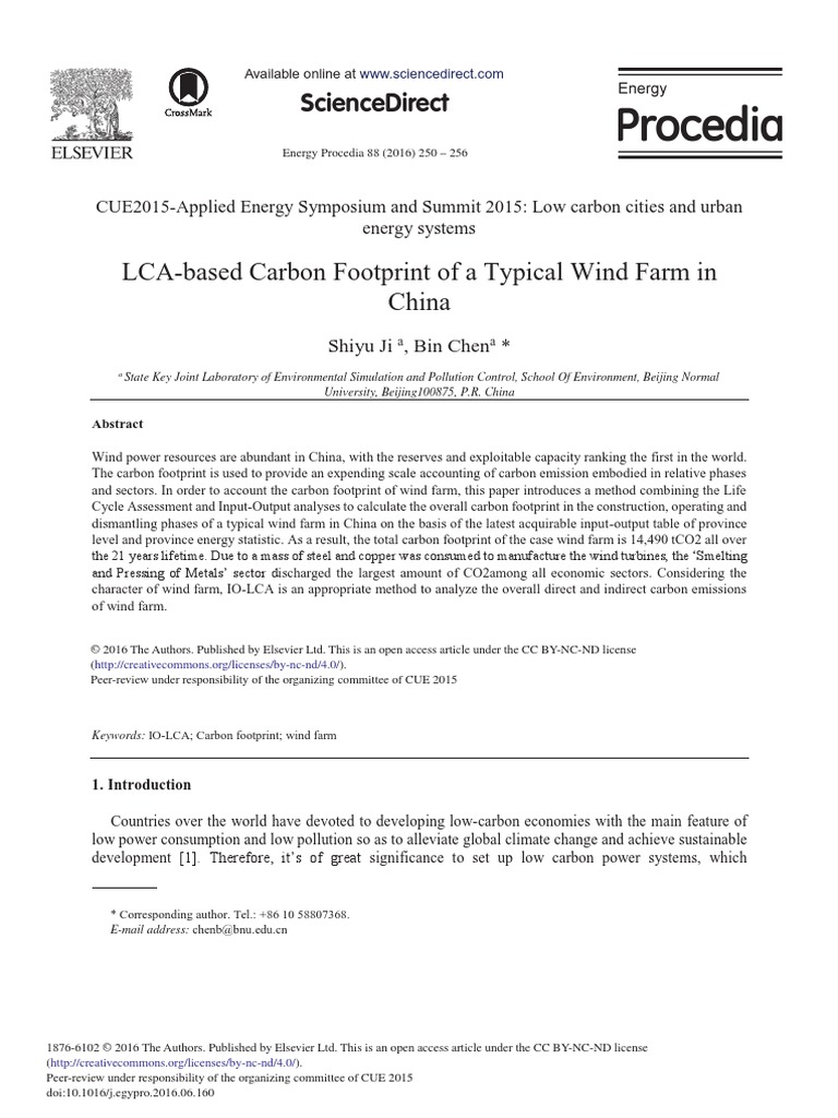 LCA-based Carbon Footprint | PDF | Life Cycle Assessment | Carbon Footprint