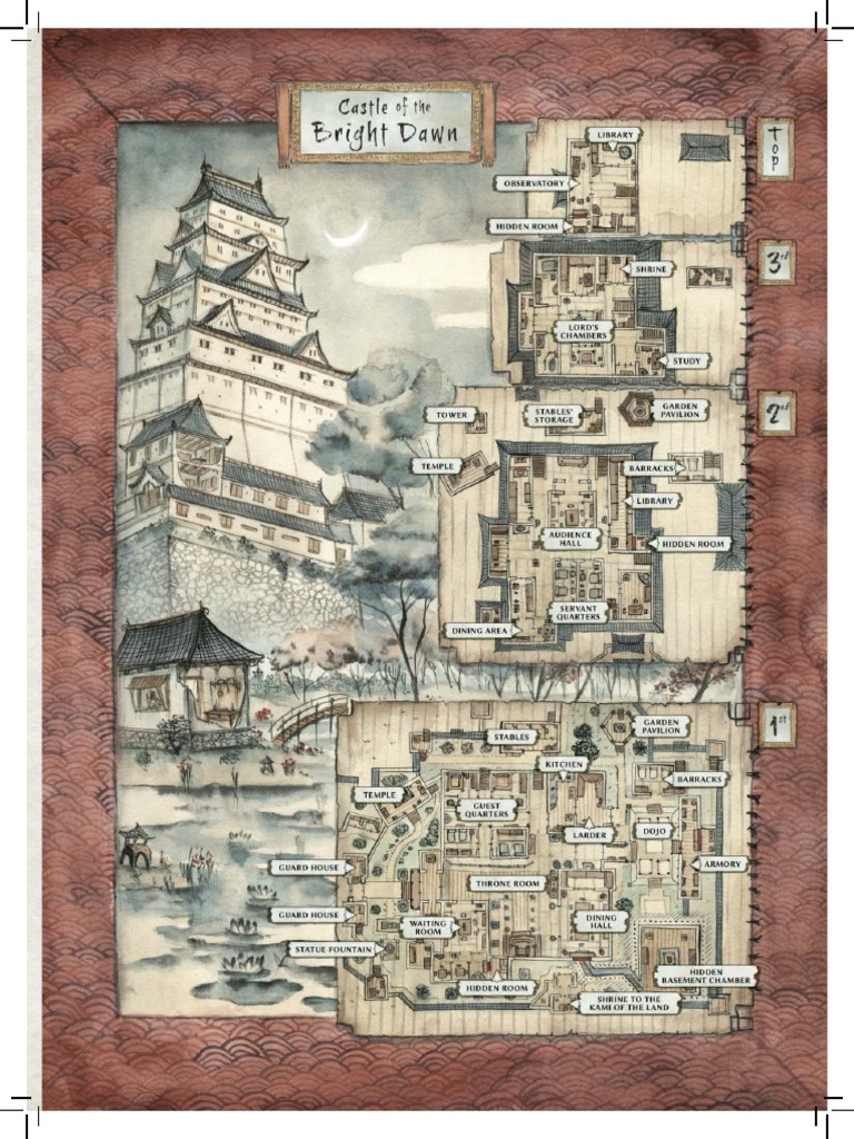 Castle of The Bright Dawn Map | PDF