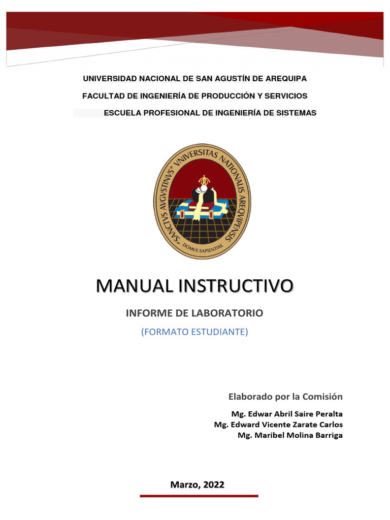 Manual Instructivo - Guia Lab - Formato Estudiante | PDF | Laboratorios | Simulación