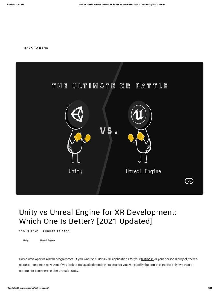 Unity Vs Unreal Engine | PDF | Unity (Game Engine) | Rendering ... Unity Vs Unreal Engine | PDF | Unity (Game Engine) | Rendering ...