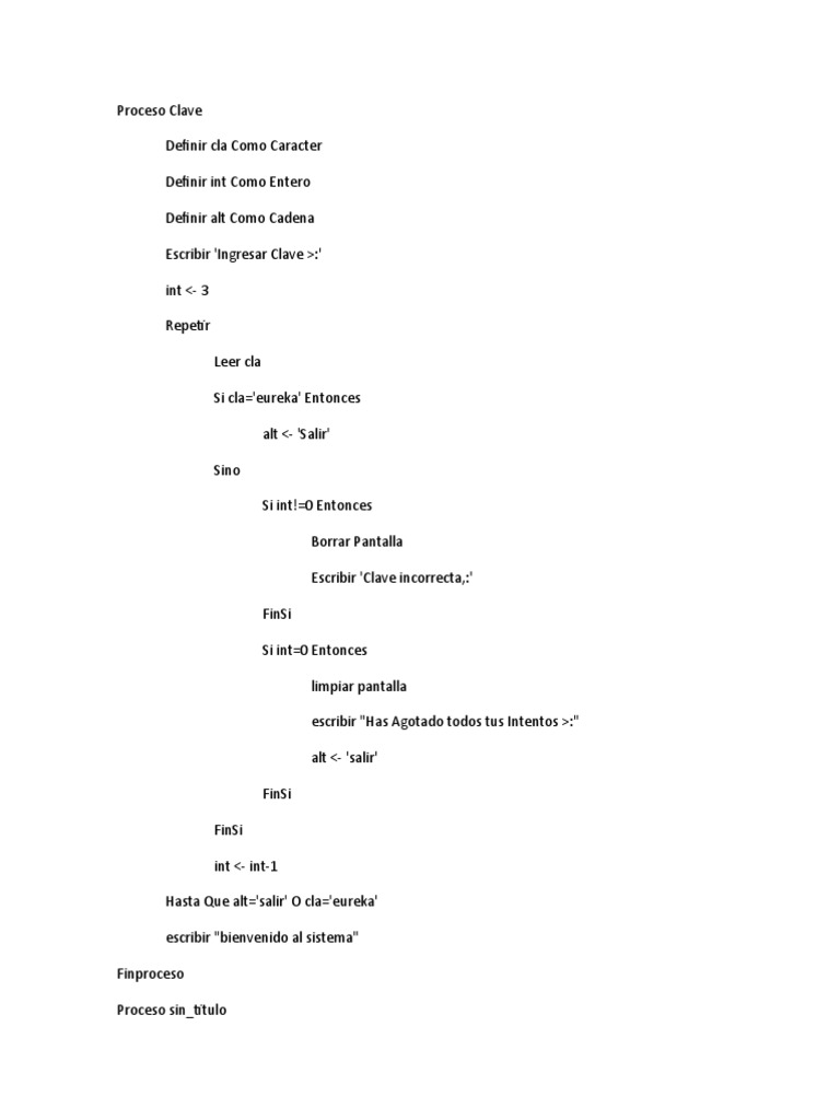 Pseint | PDF | Informática | Programación de computadoras