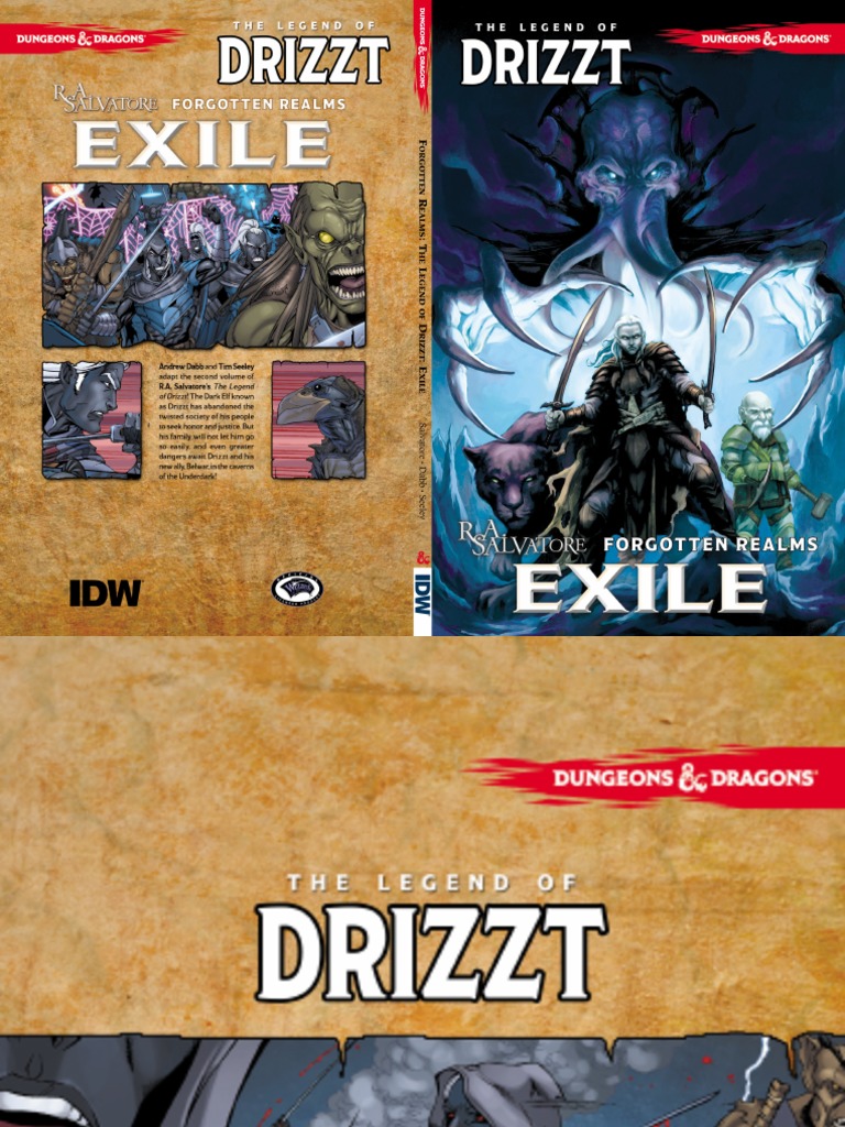 Dungeons - Dragons - The Legend of Drizzt v02 - Exile (2015) | PDF