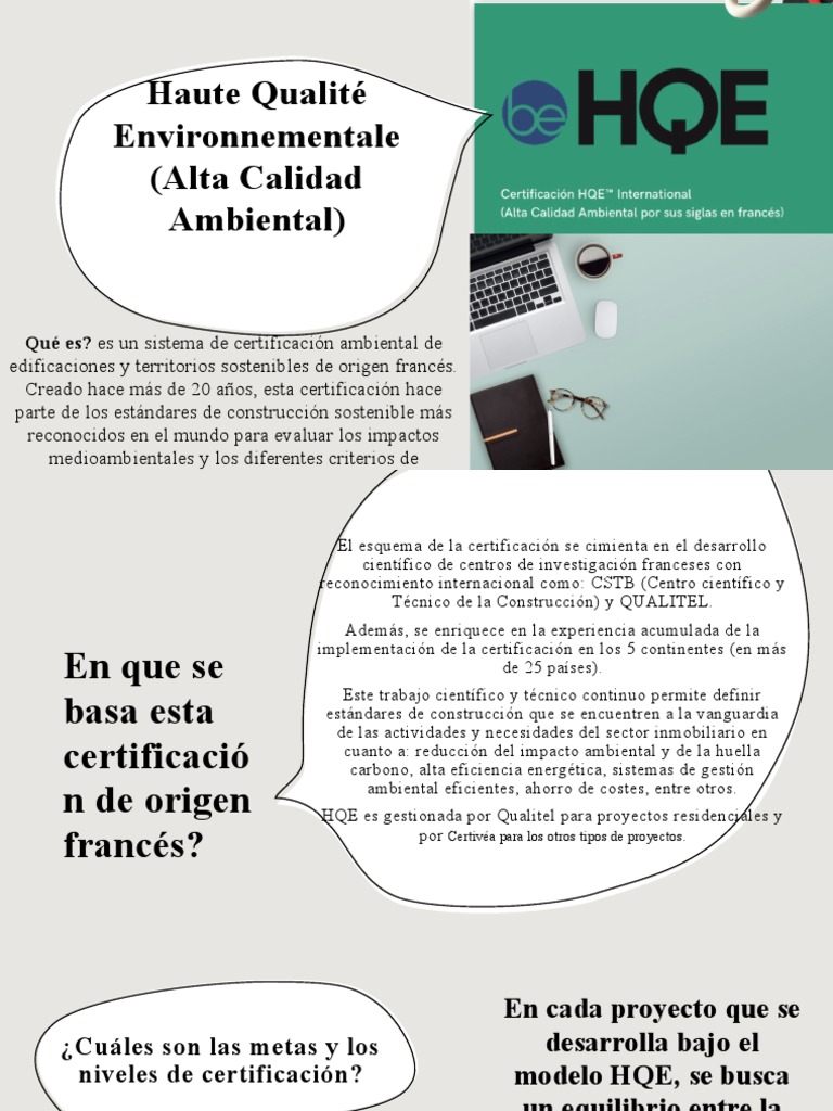 Presentacion de Certificacion Hqe | PDF