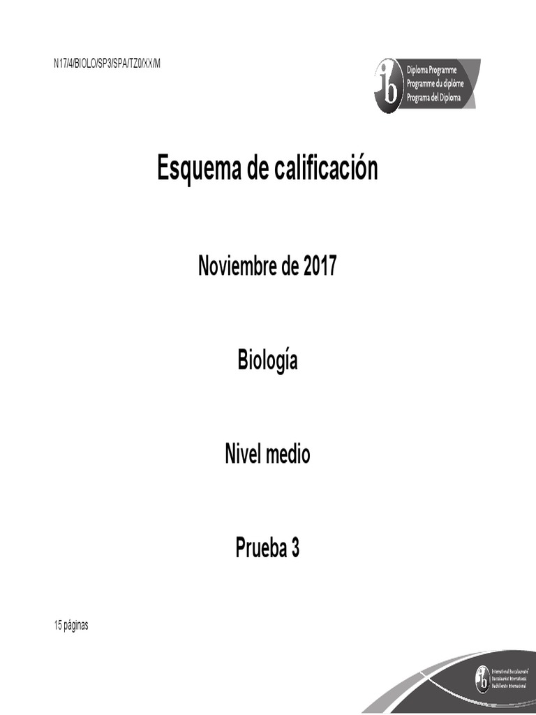Biology Paper 3 SL Markscheme Spanish | PDF | Virus | Oído