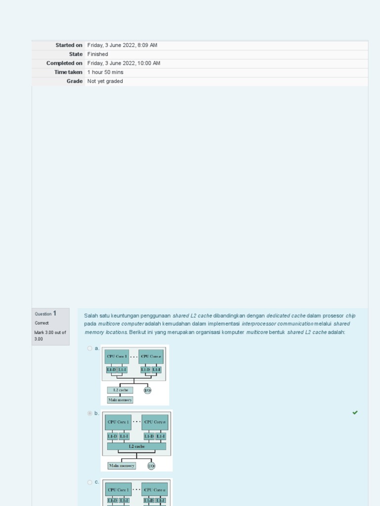 Analisis Kinerja Program C pada Prosesor Multicore | PDF