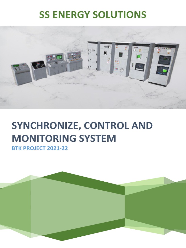 Synchronizing Control and Monitoring System | PDF | Scada | Programmable Logic Controller