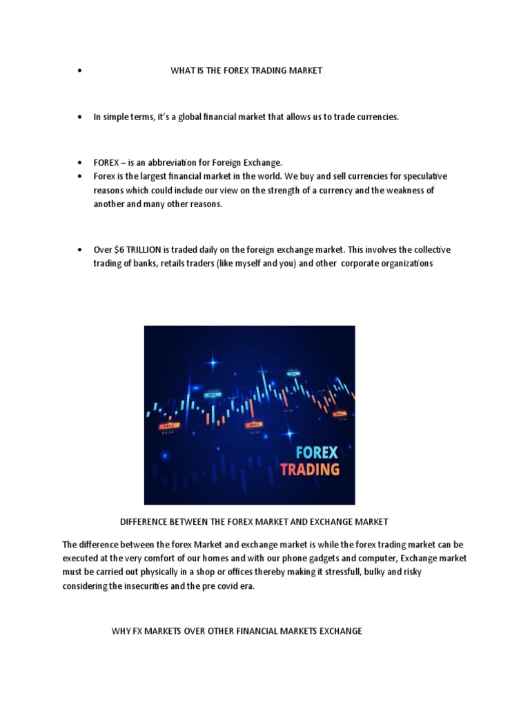 Basic of Forex Trading | PDF | Foreign Exchange Market | Market (Economics)