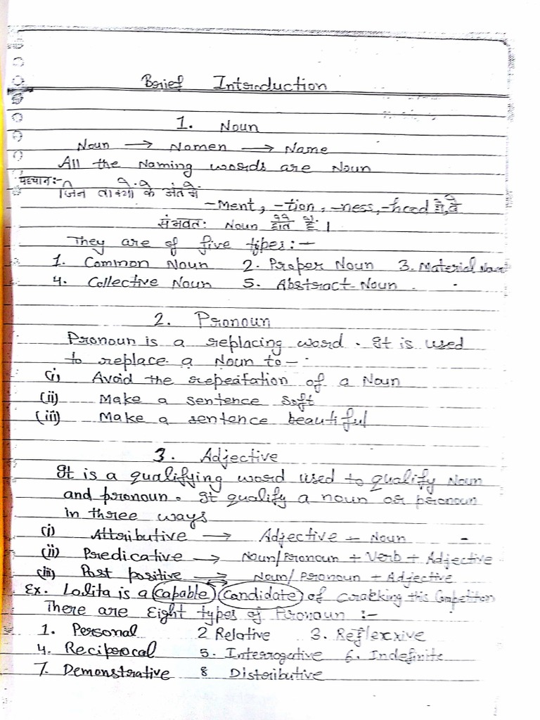 KD Campus English Grammar Class Notes | PDF