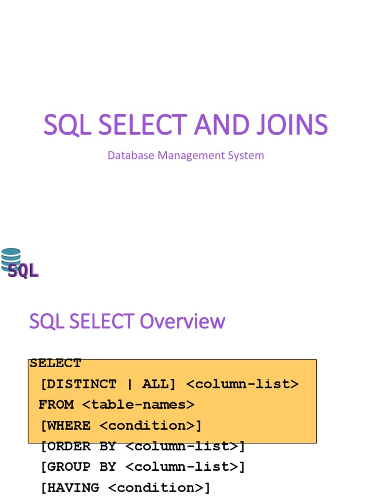 3 Select Joins | PDF | Sql | Computer Data