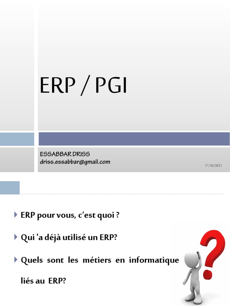 Si - Erp | PDF | Progiciel de gestion intégré | Business
