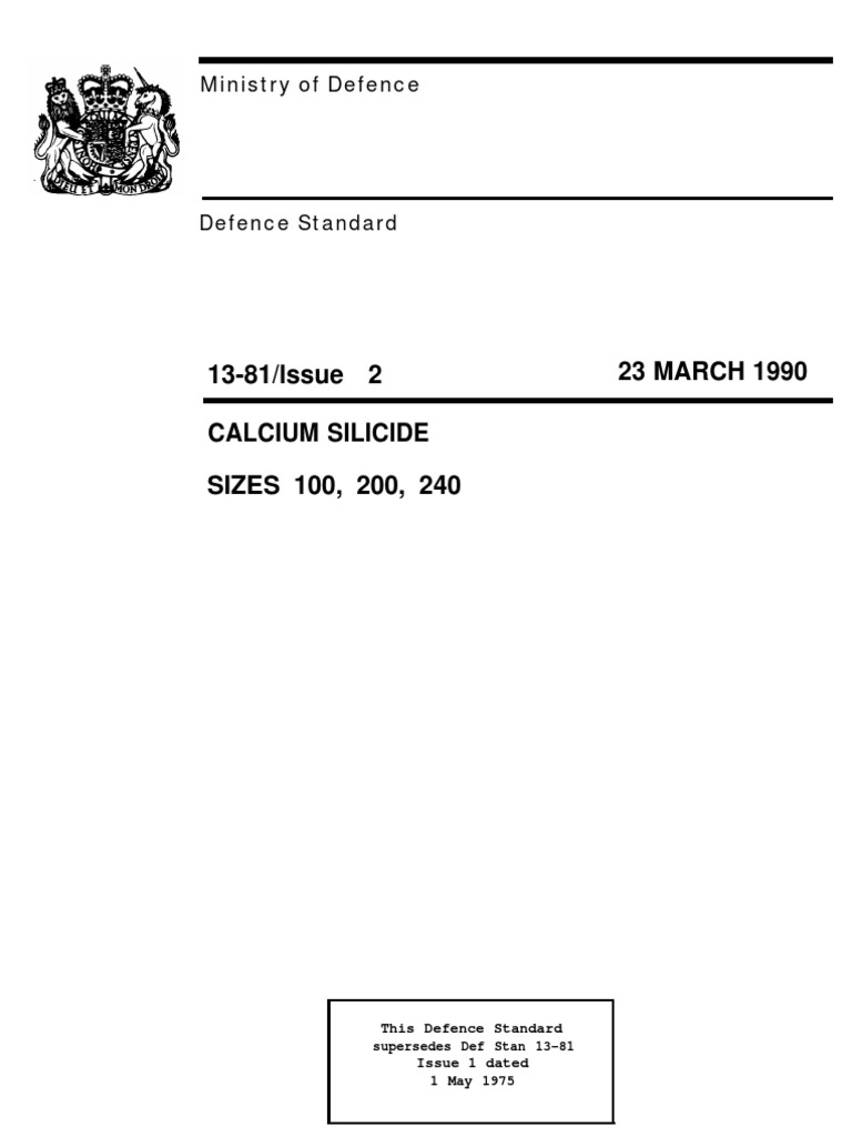 Defence Standard CaSi | PDF | Silicon | Business