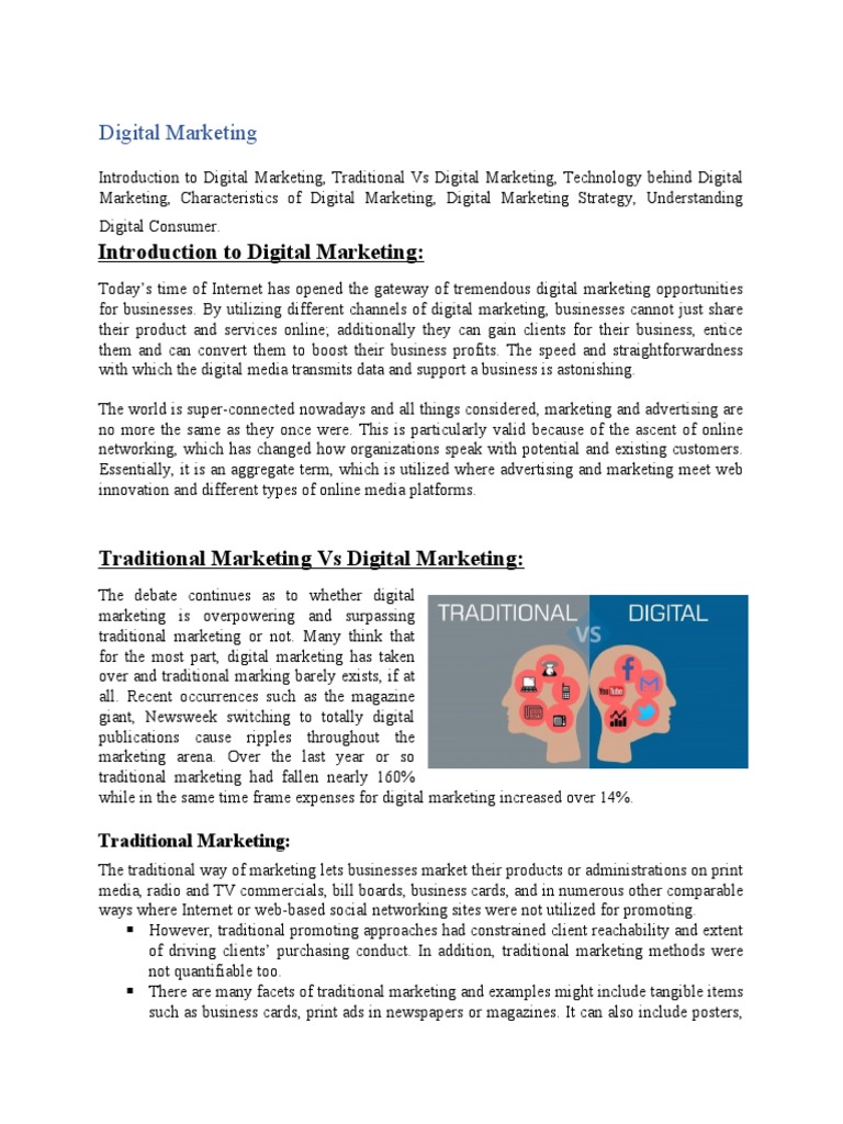 Digital Marketing Notes For Student Reference | PDF | Social Media ...