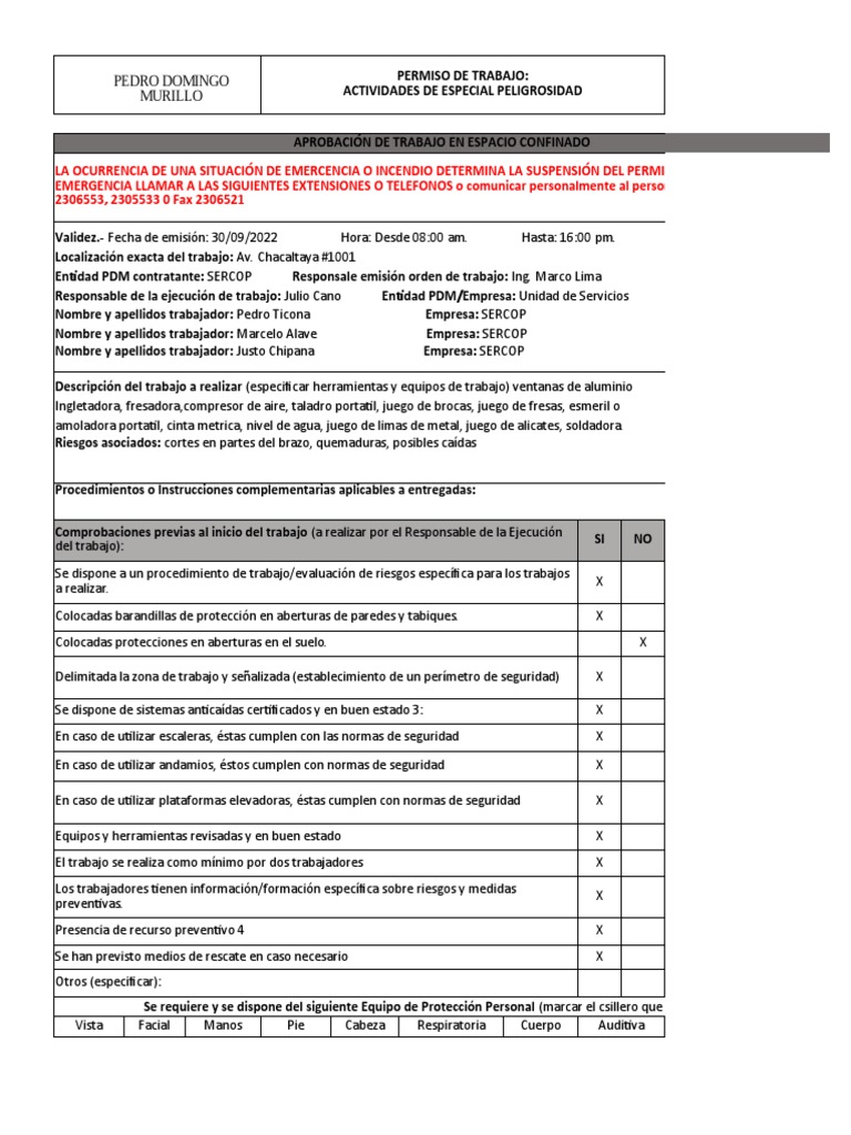 Permiso Completo | PDF