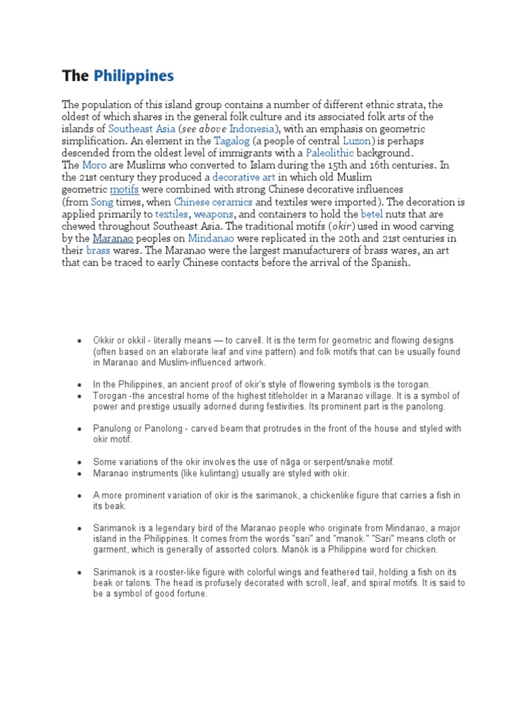 Okkir or Okkil | PDF | Decorative Arts