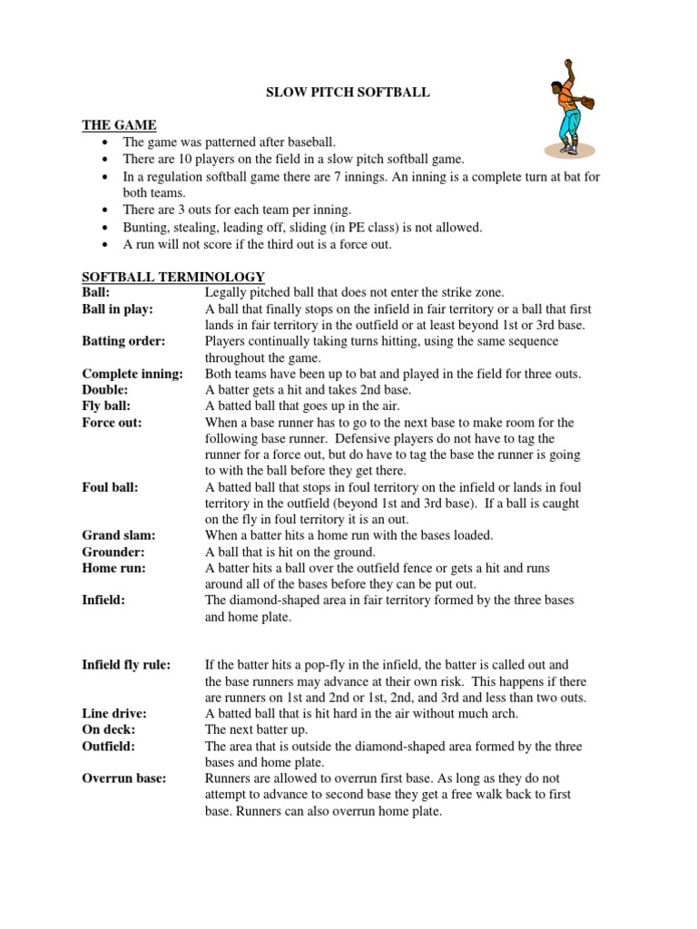 Softball | Download Free PDF | Baseball Field | Softball