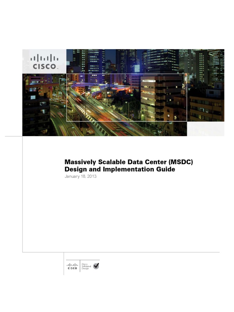 Massively Scalable Data Center (MSDC) Design and Implementation Guide | PDF | Computer Network ...