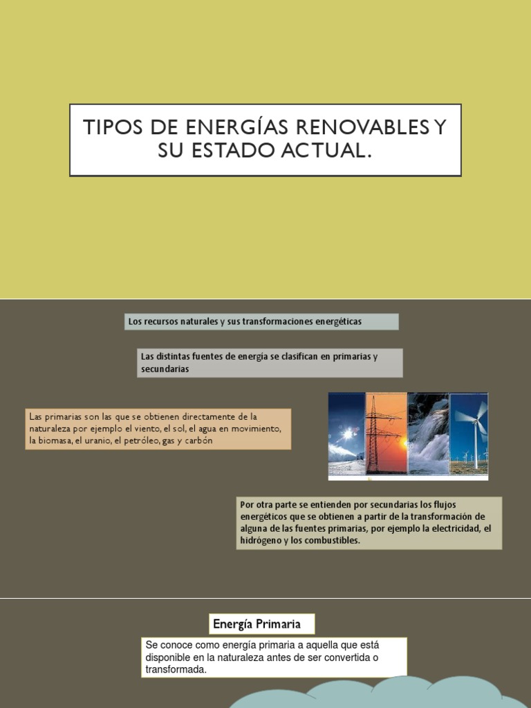Tipos de Energias | PDF | Energía renovable | Desarrollo energético