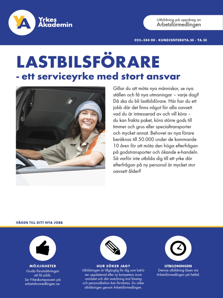 Information AUB Lastbilsforare | PDF