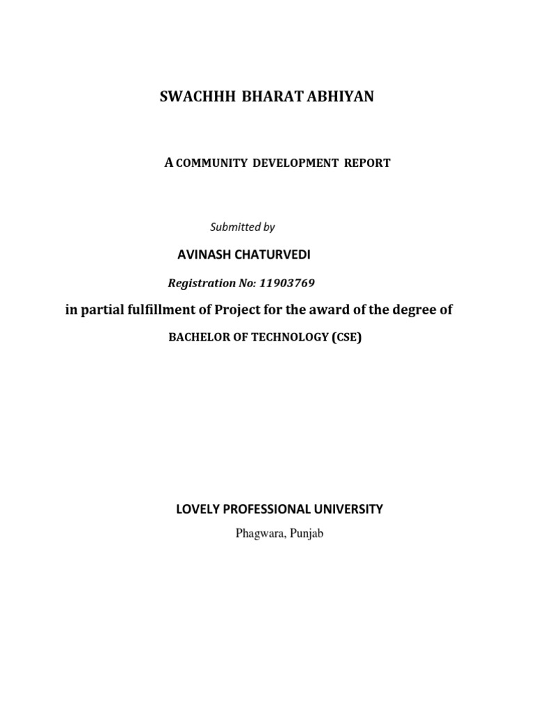 Cdp Project Pdf Pollution Natural Environment