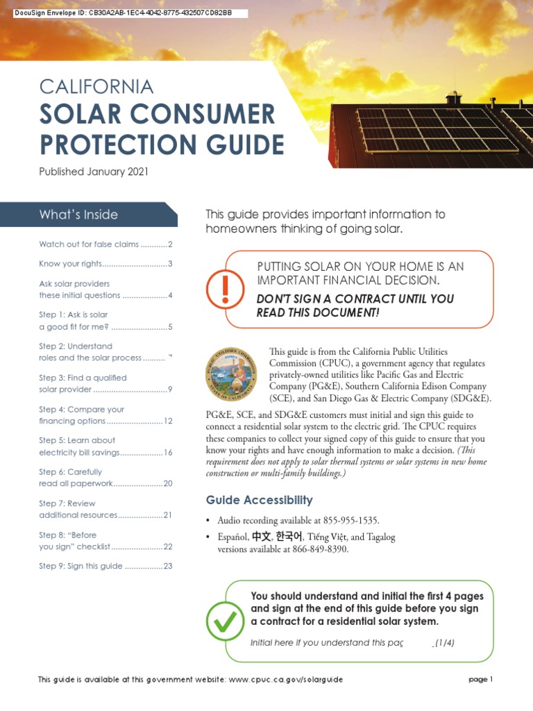 Install Agreement Solar | PDF