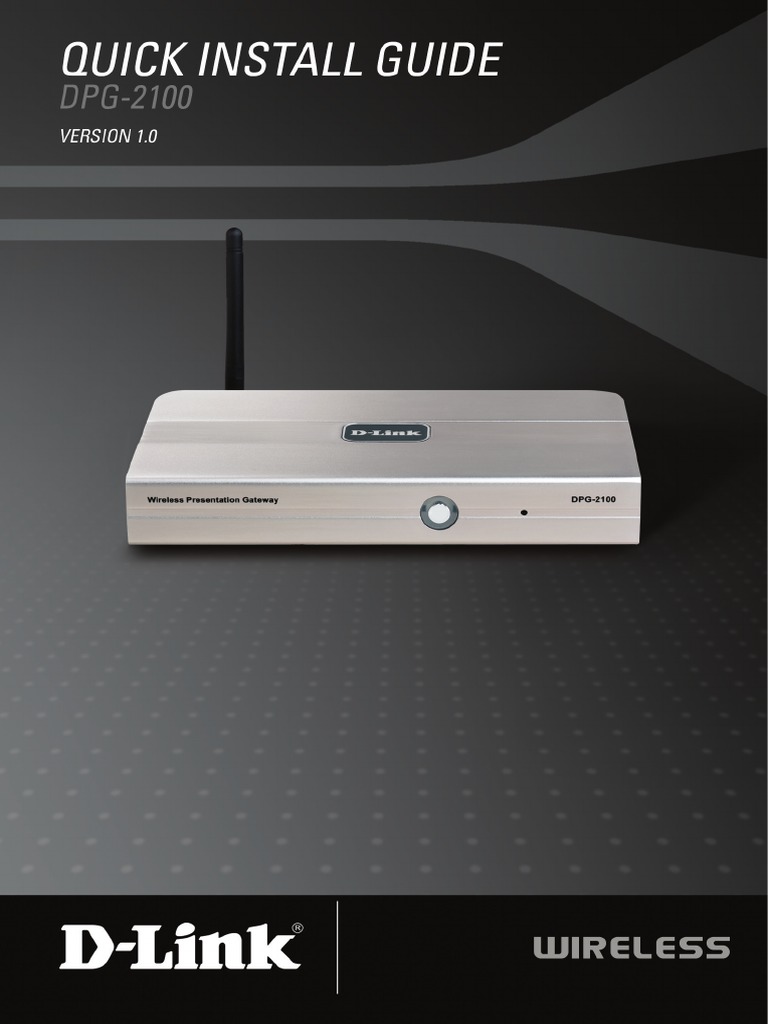 DPG-2100_QIG_1.00_EN | PDF | Computer Network | Ip Address