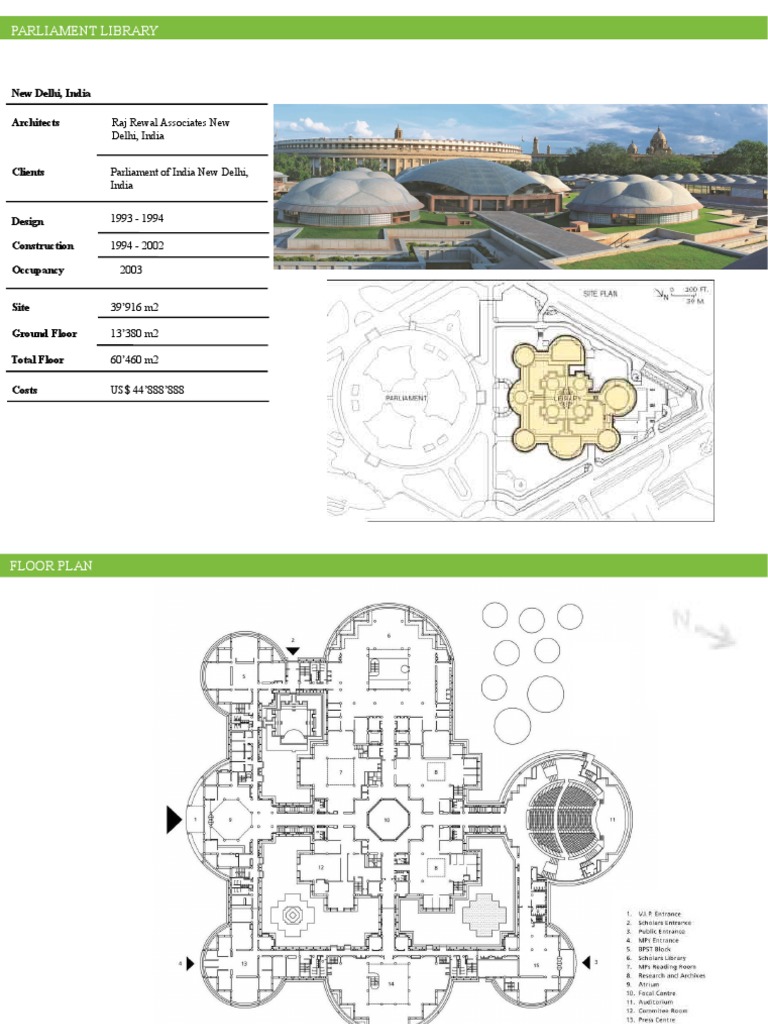 Parliament Library | PDF | Dome | Building Engineering
