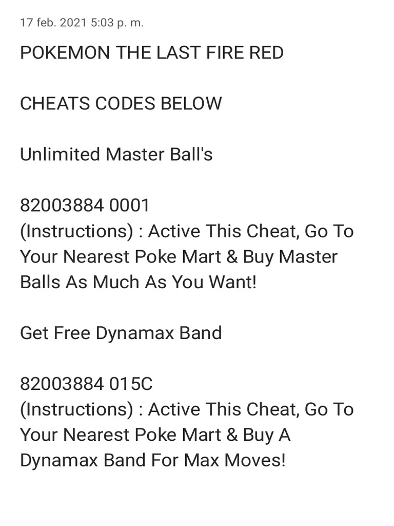 Pokemon The Last Fire Red | PDF | Computer Art | Video Game Development