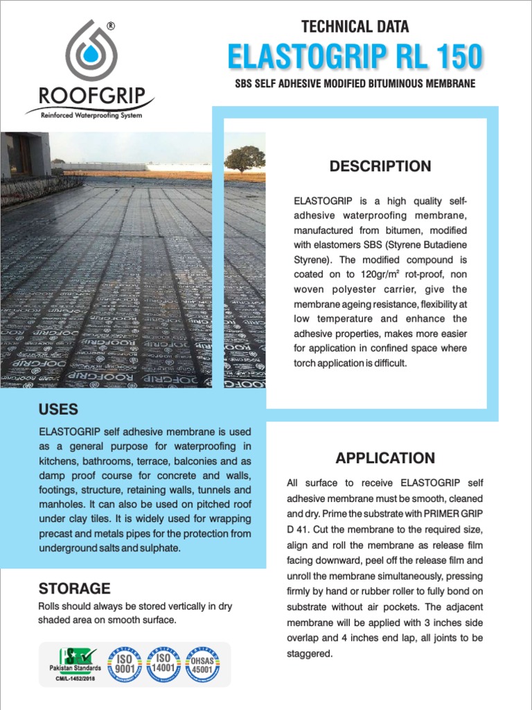 Elastogrip RL-150 (Self Adhesive) | PDF