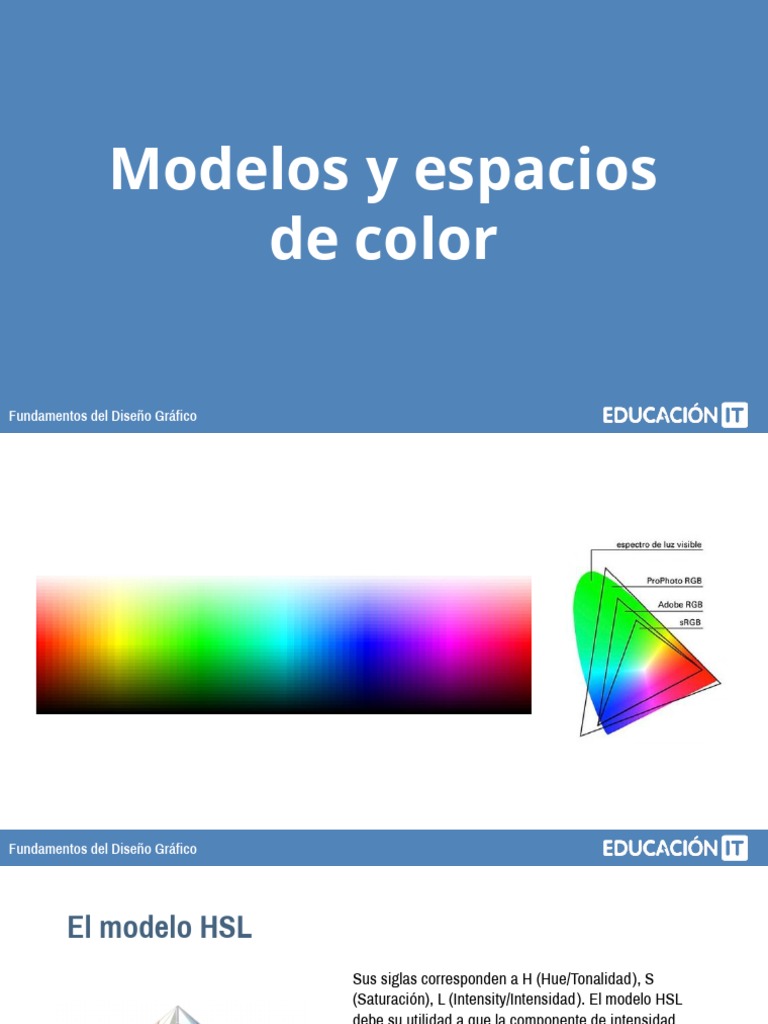 Modelos y Espacios de Color en Diseño | PDF | Color | Modelo de color Rgb