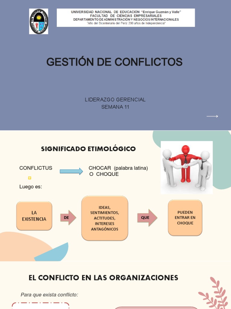 s11 Gestión de Conflictos | PDF | Mediación | Conflicto (proceso)