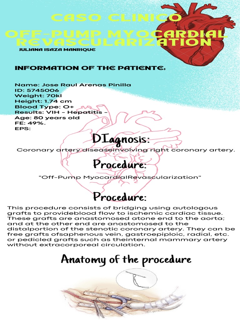 Clinical Case 2 Off-Pump Myocardial Revascularization | PDF