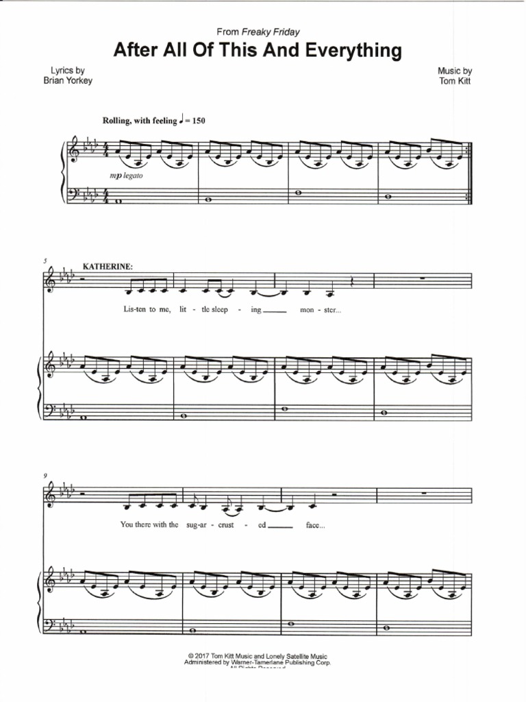 After All of This and Everything - Freaky Friday | PDF