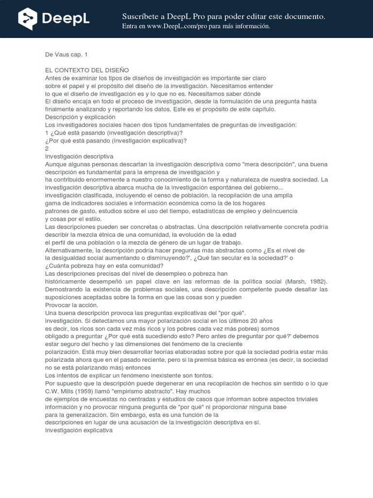 LEIDO TRADUCIDO de Vaus Cap 1 y 2 ES | PDF | Teoría | Caso de estudio