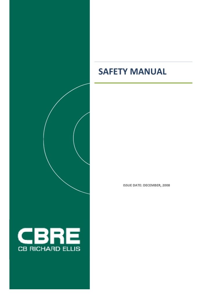 CBRE Safety Manual Overview | PDF | Safety | Overtime