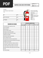Check List Extintores | PDF
