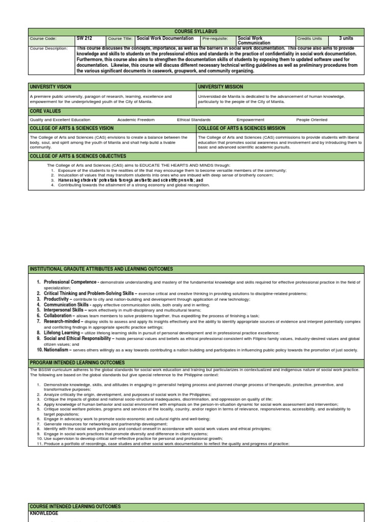 Social Work Documentation Modified by JSMarie | PDF | Social Work ...