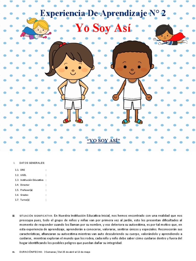 Experiencia de Aprendizaje #2 | PDF