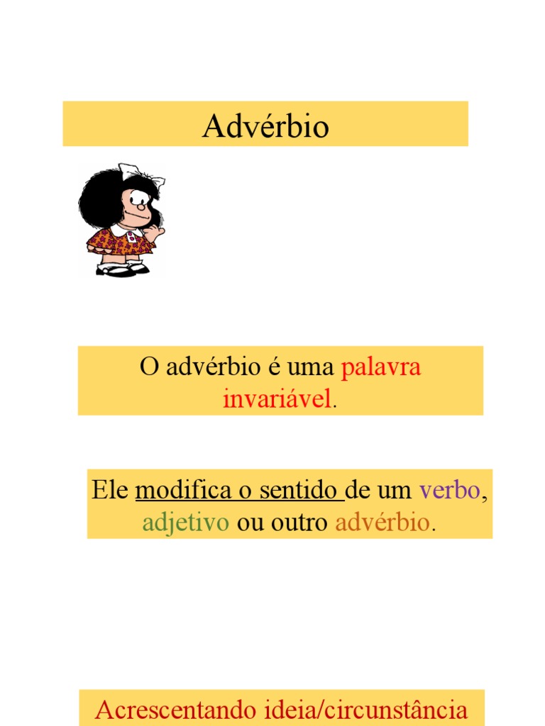 Advérbio e Locução Adverbial | PDF